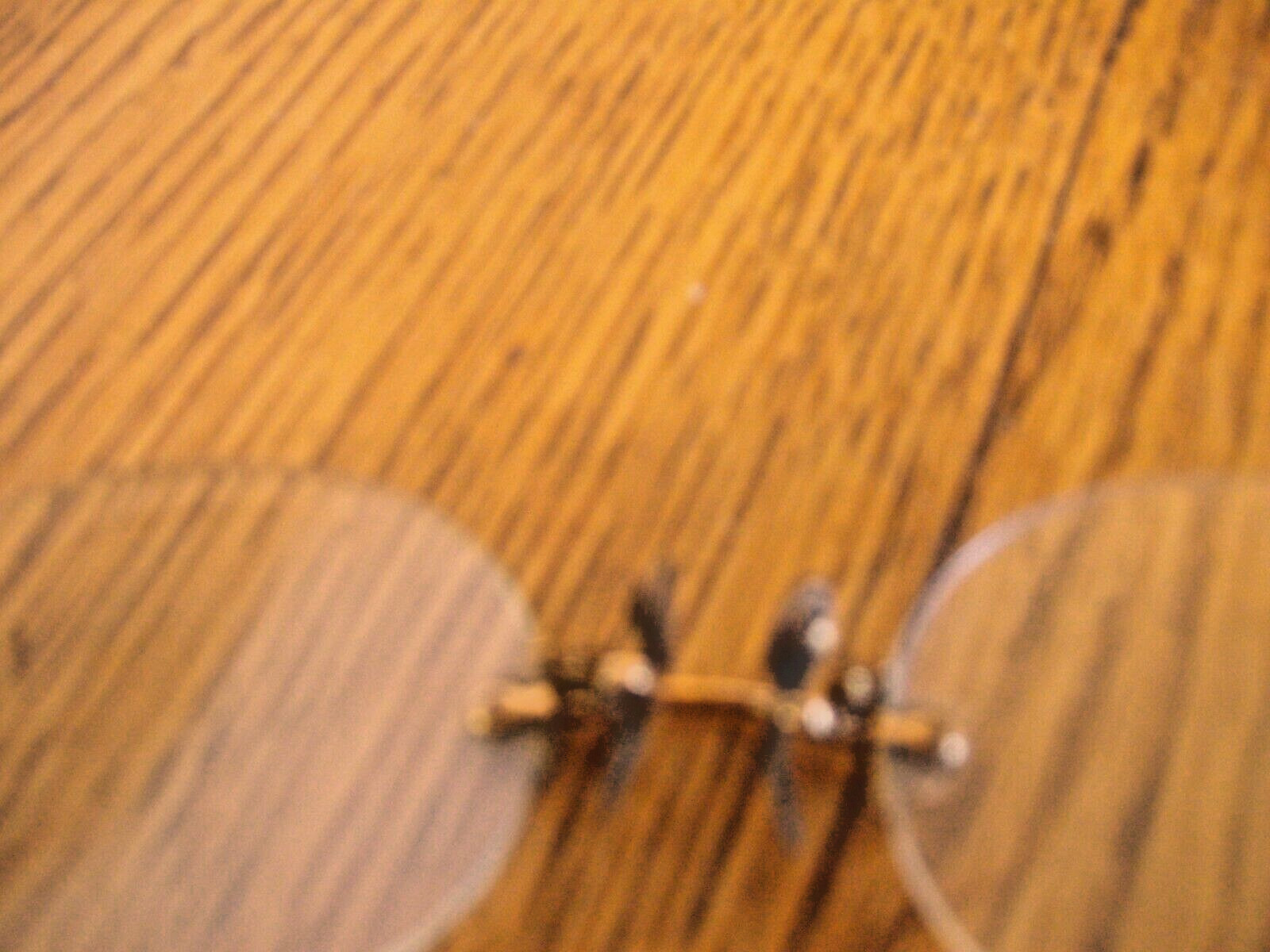 Antique Pins Nez Eyeglasses ~ Nose Pinch Glasses w/Go… - Gem