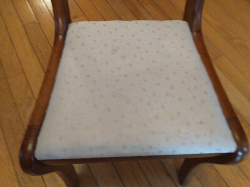 Tell City Furniture 1940s Salesman Sample Rose Carved Mahogany Chair ...