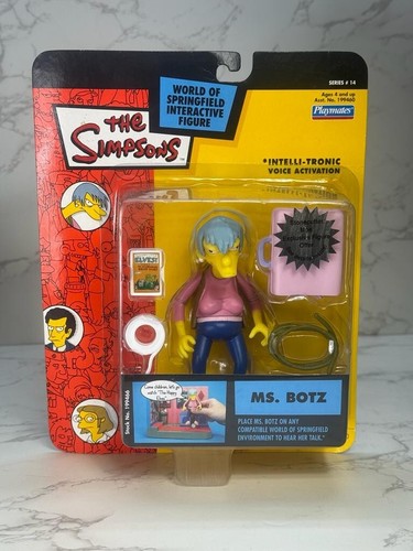 Playmates The Simpsons World Of Springfield Ms. Botz Series 14 | eBay