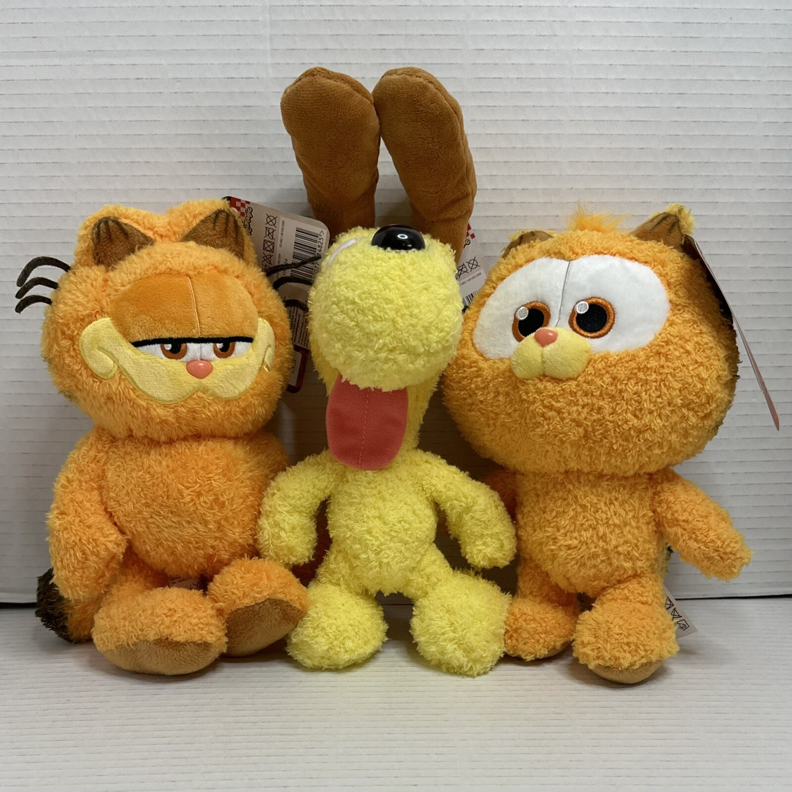 The Garfield Movie Garfield Odie Baby Garfield Plush 8" Set of 3 2024 ...