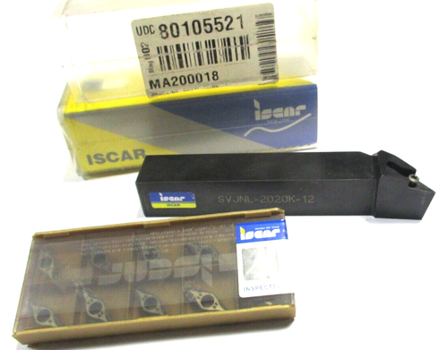ISCAR Portautensili SVJNL 2020K 12 + 10 WSP VNMG 12T308-NF IC8250 D3686 ...