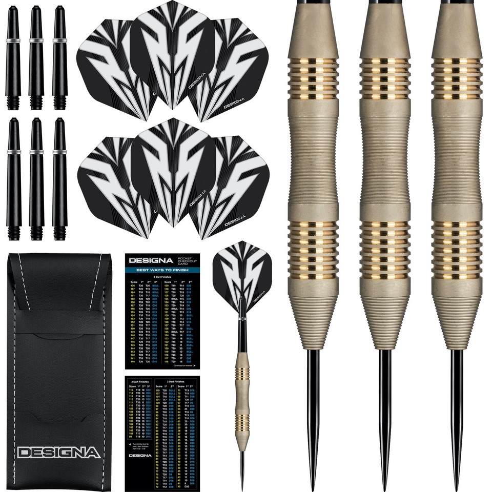 Mako Micro Grip Darts Set 23g 25g grams Brass Electro Steel Tip ...