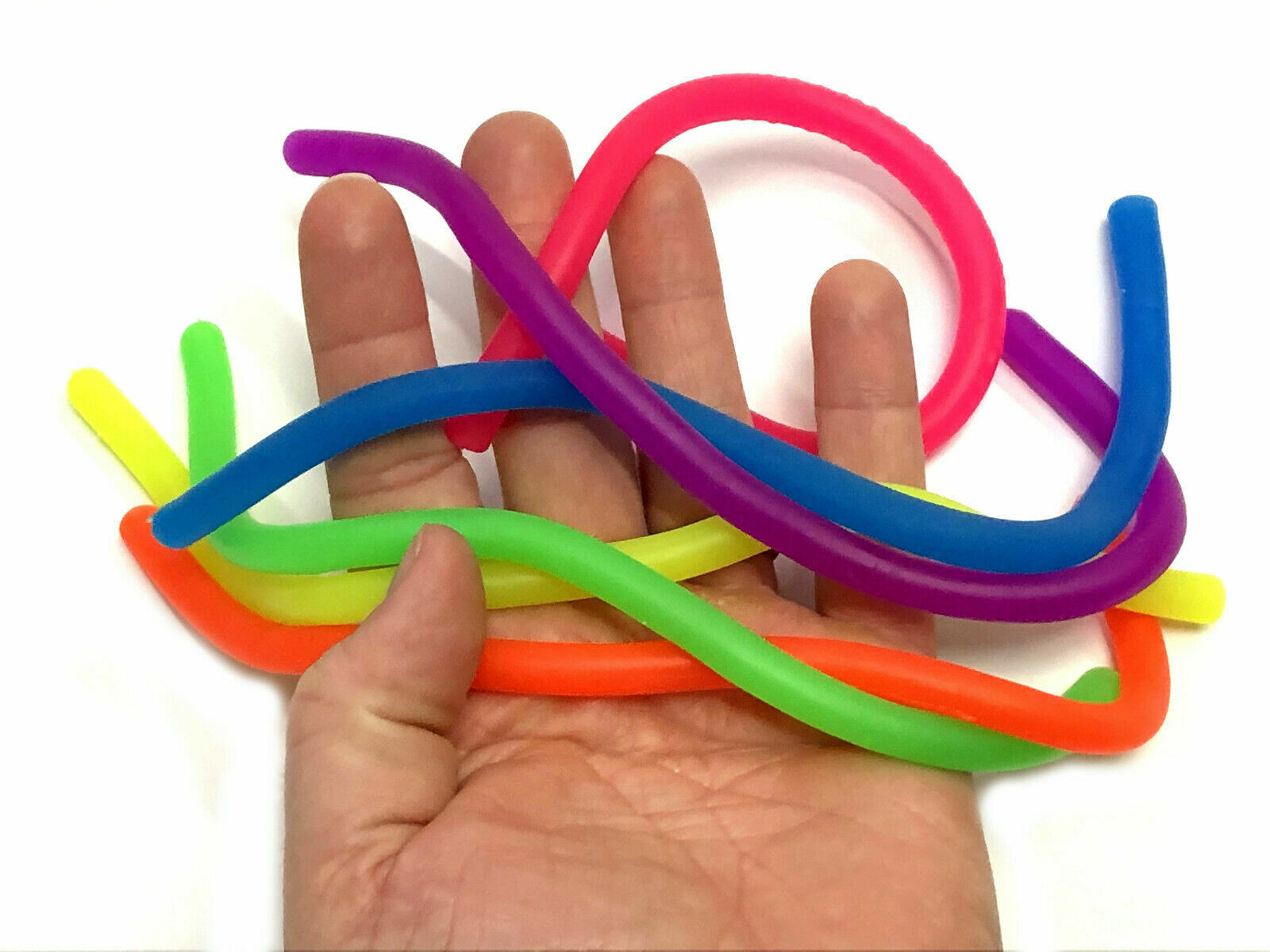 Noodle Fidget Elastic Stretchy - PACK OF 6 - Party Bag Fillers Fiddle ...