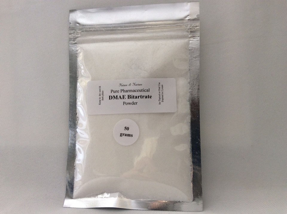 DMAE Bitartrate Powder, Pure, Skin Tightening,Wrinkle Reducing Topical ...