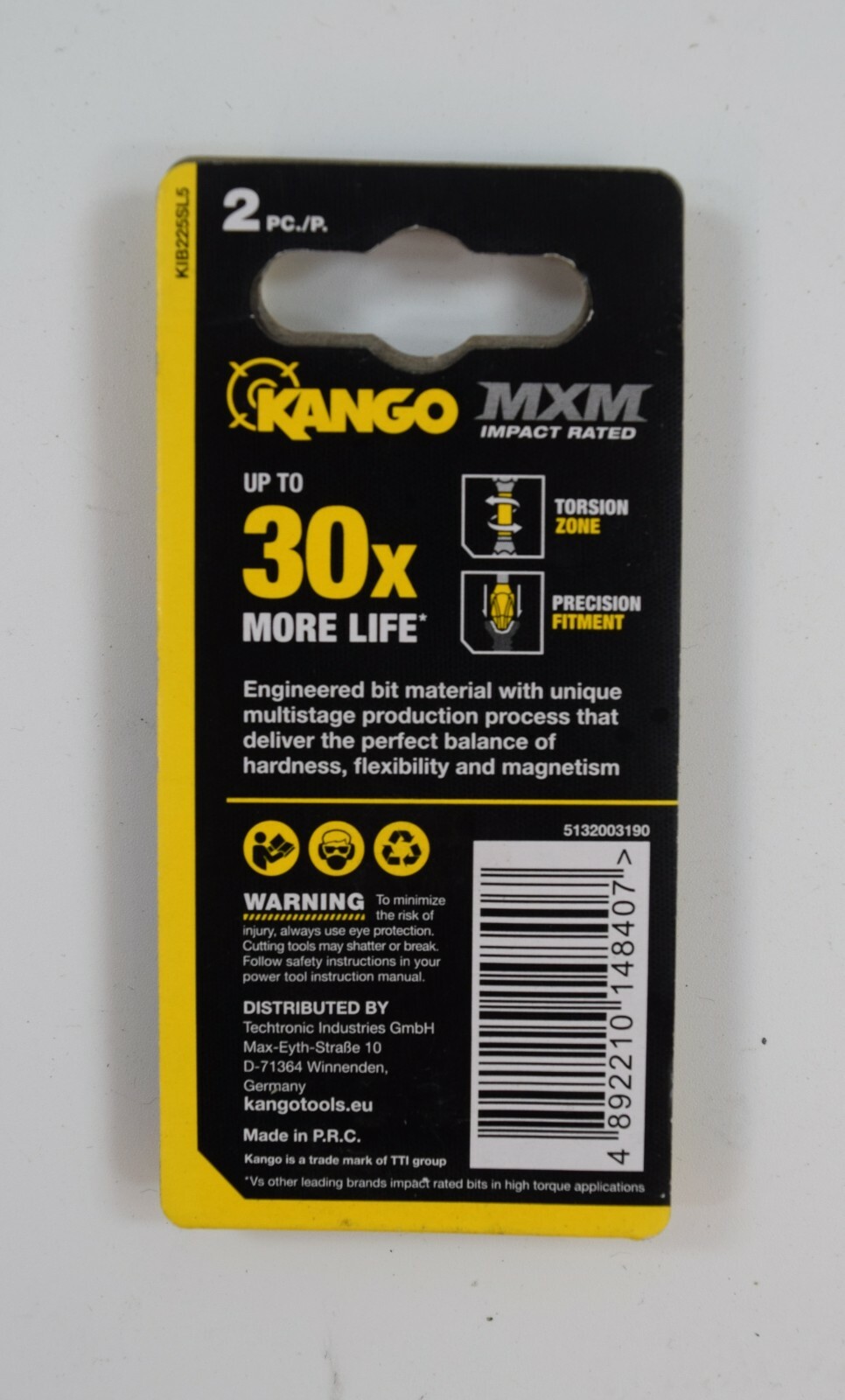 Kango Impact Bit Drill or Screwdriver 25mm Pack of 2 MXM Impact Rated ...