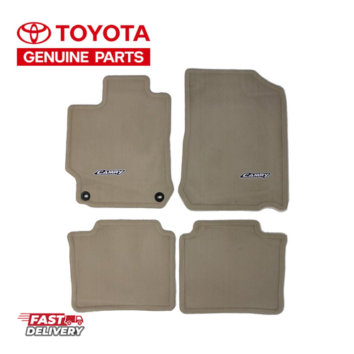 07-11 Toyota Camry OEM Floor Mat Set Carpeted Brown Tan | eBay