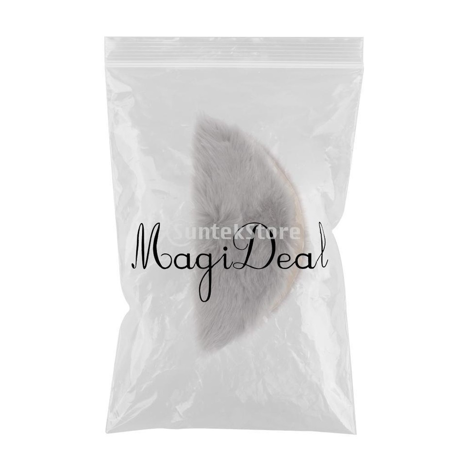 Round 80cm Sheepskin Hairy Carpet Faux Mat Fur Plain Fluffy Area Rug ...