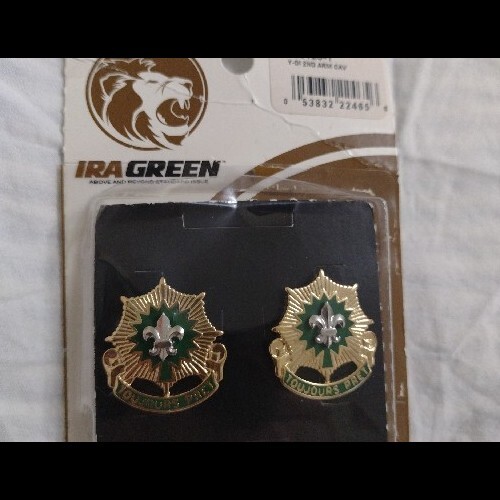 IRA GREEN Y-DI ARM CAV Pins G23 Above and Beyond Standard Issue #6 | eBay