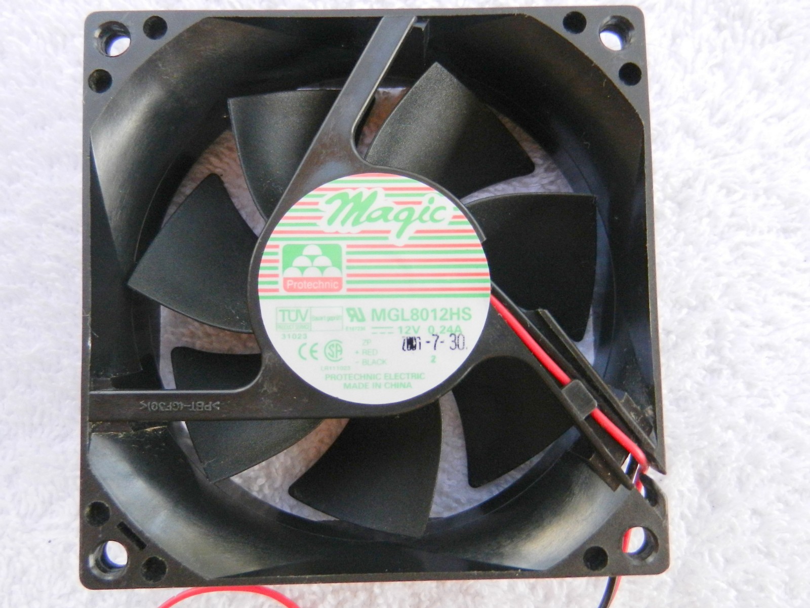 CPU BRUSHLESS COOLING FAN BY PROTECHNIC MODEL: MGL8012HS | eBay