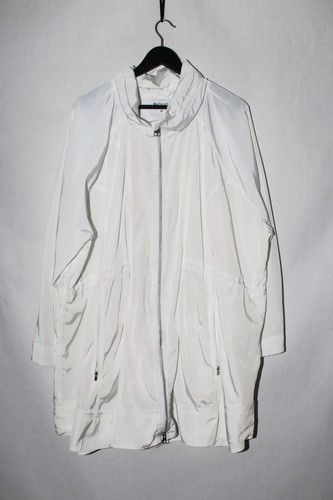 Athleta Drip Drop Jacket White Windbreaker Lightweight size 2X | eBay