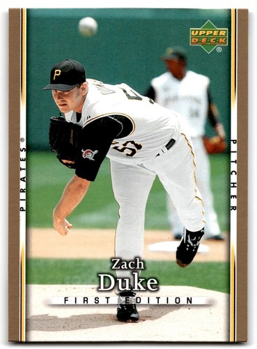 2007 Upper Deck First Edition Zach Duke Baseball Cards #265 | eBay