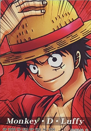 One Piece AR carddass Formation P03 Card HK Ver Common Monkey D Luffy ...