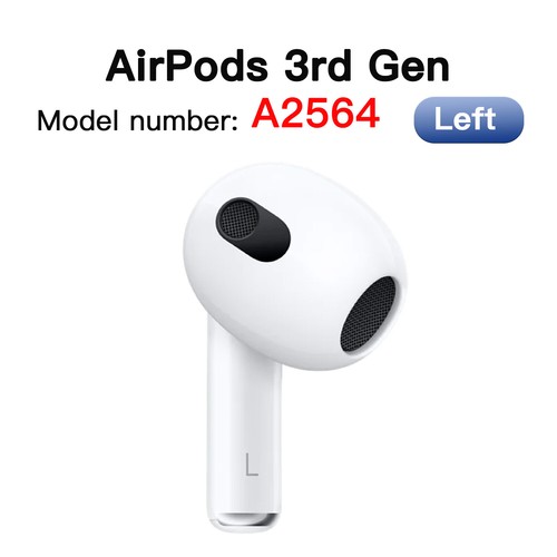 For Apple AirPods 3rd Gen Left side (L) A2564 Bluetooth Earbuds ...