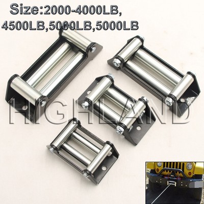 Heavy Roller Fairlead Rope Guide Compact Durable Easy Install ATV ...