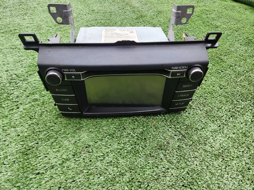 2016-2018 TOYOTA RAV-4 AM FM CD RADIO RECEIVER DISPLAY SCREEN OEM 86140 ...