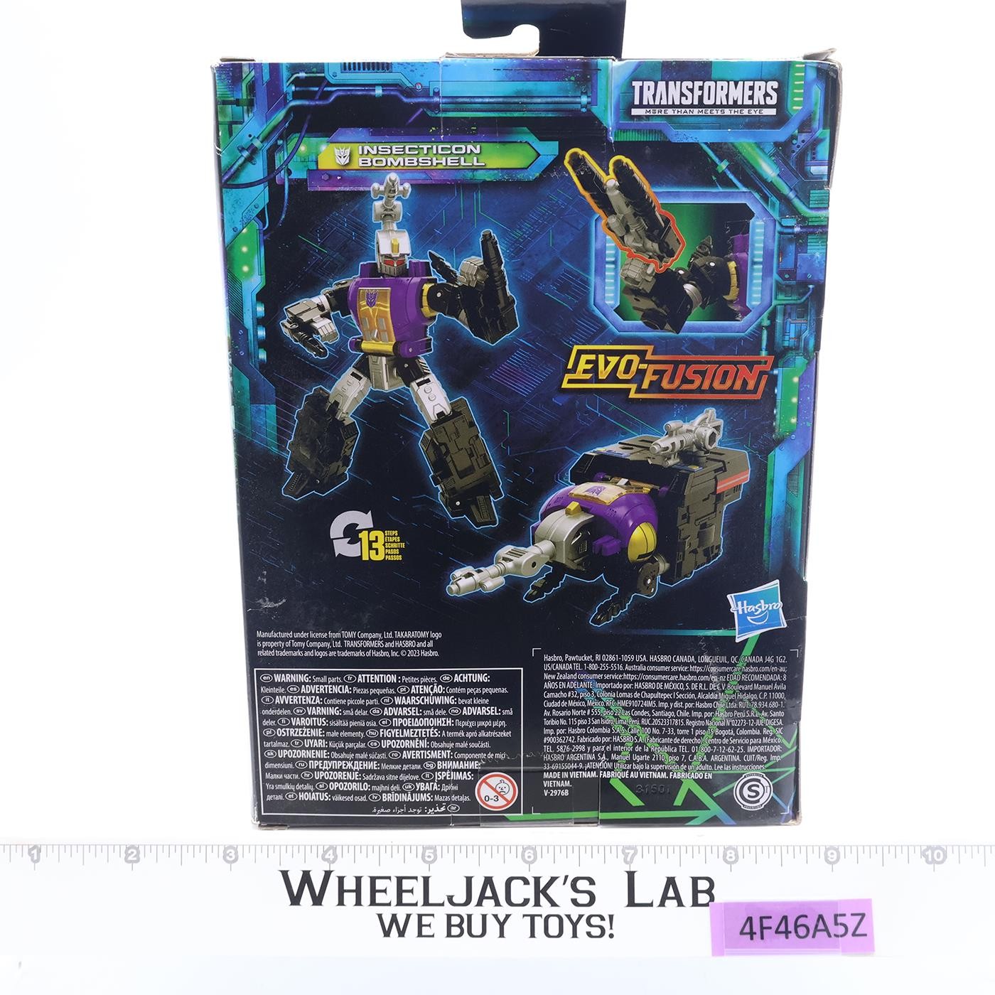Insecticon Bombshell Transformers Legacy Evolution 2023 Hasbro Figure ...