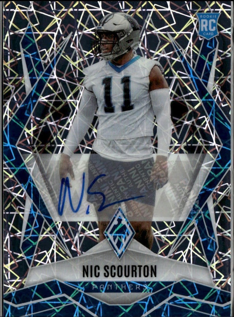 2025 Panini Phoenix - Rookies Nic Scourton #231 Hyper Autographs (AU ...