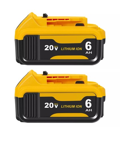 4 PkDeWalt DCB200 DCB104 20V /6.0Ah 2 Volt Max XR Lithium-Ion Battery ...