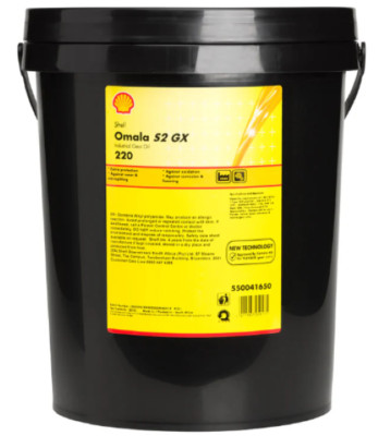 Shell Omala S2 GX 220 Industrial Gear Oil; 550041740; 5 Gallon Pail | eBay