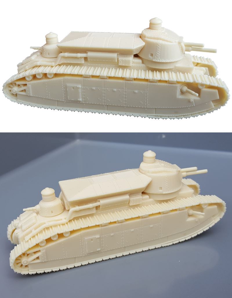 French Char 2C Super Heavy Tank AlsaCast 8775.201 New 1/87 Scale ...