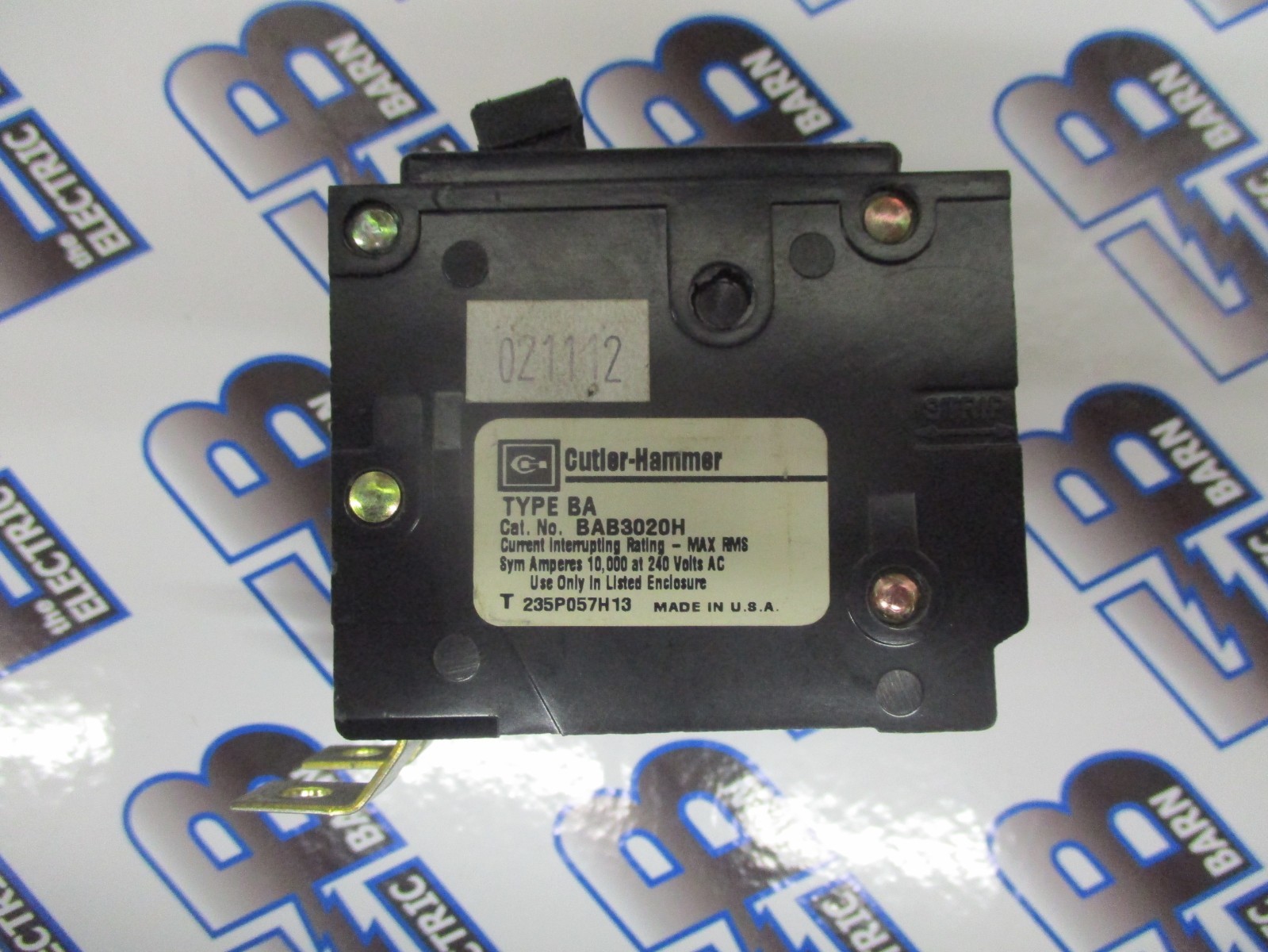 BAB3020H WH CH EATON Circuit Breaker 20 Amp 240 Volt 3 Pole 10K ...