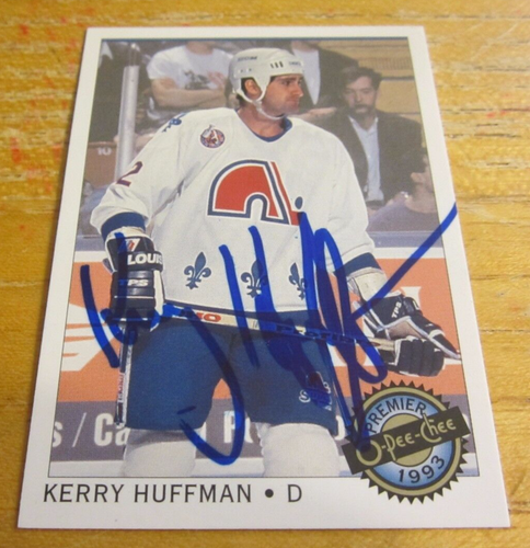 Kerry Huffman Autographed Signed 1992-93 OPC Premier #48 Card NHL ...