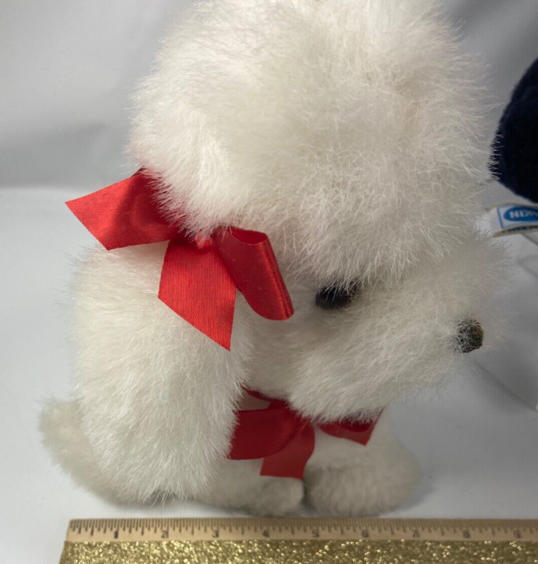2 Vintage Stuffed Plush Poodles Dakin and K.B. Bros. Dogs | eBay