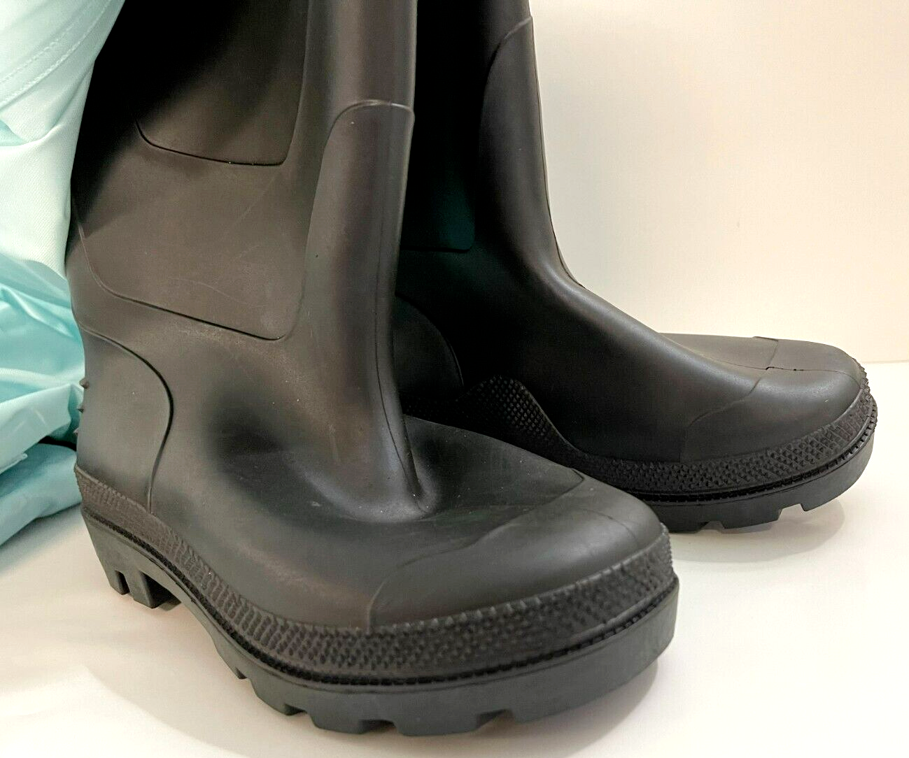 Fishingsir Blue 2-Ply Nylon PVC Waterproof Fishing Chest Waders (US Sz ...