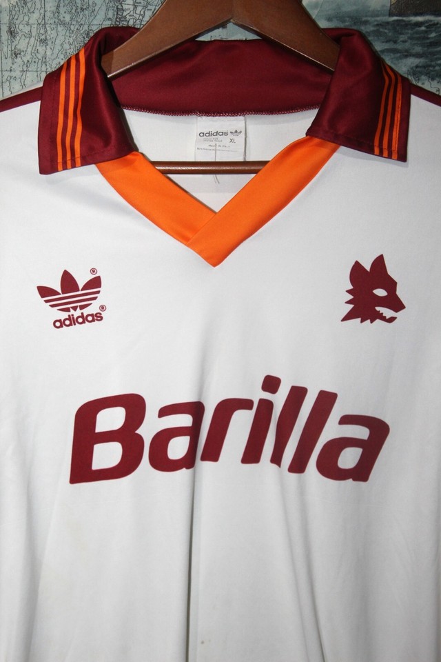 AS Roma 1992/1993 Away Football Maglia Jersey Camiseta Shirt Adidas ...
