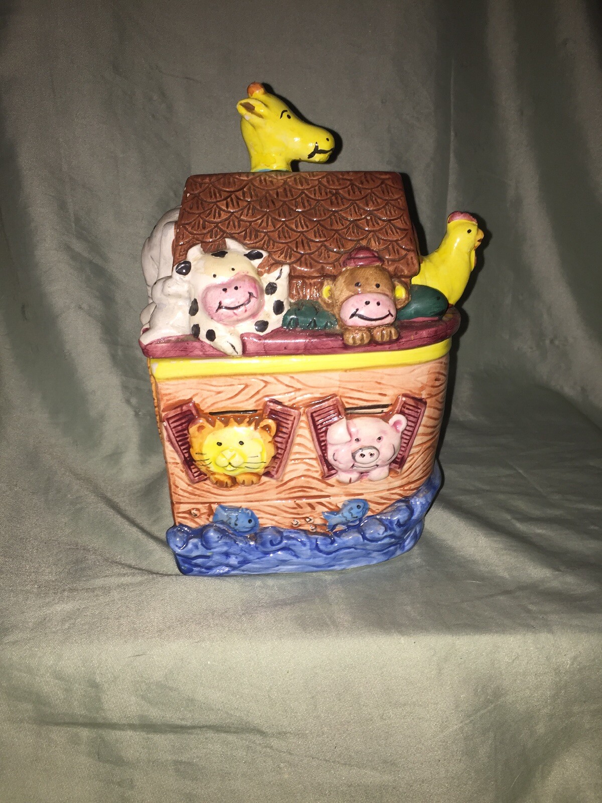 Express Productions SS ARK Noah's Ark Ceramic Cookie/Candy Jar | eBay