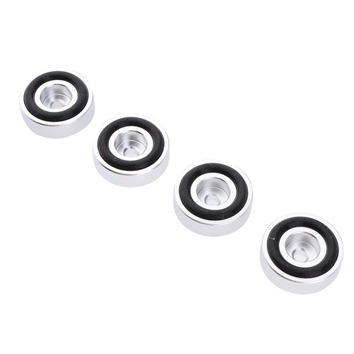 4x 30*10mm Aluminum Isolation Feet Pad Stand Base For CD Turntable ...