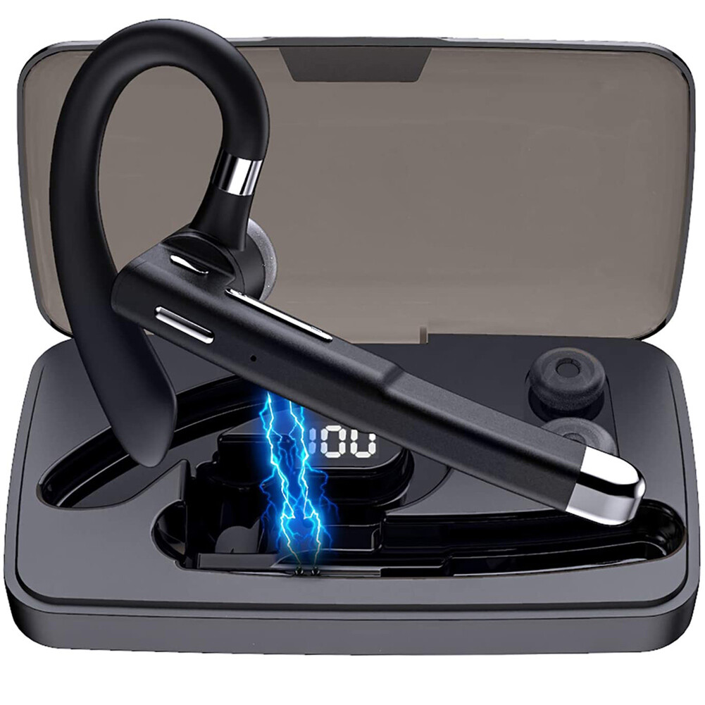 Bluetooth Earpiece Wireless Headphone Ear Hook Music Earbud with ...