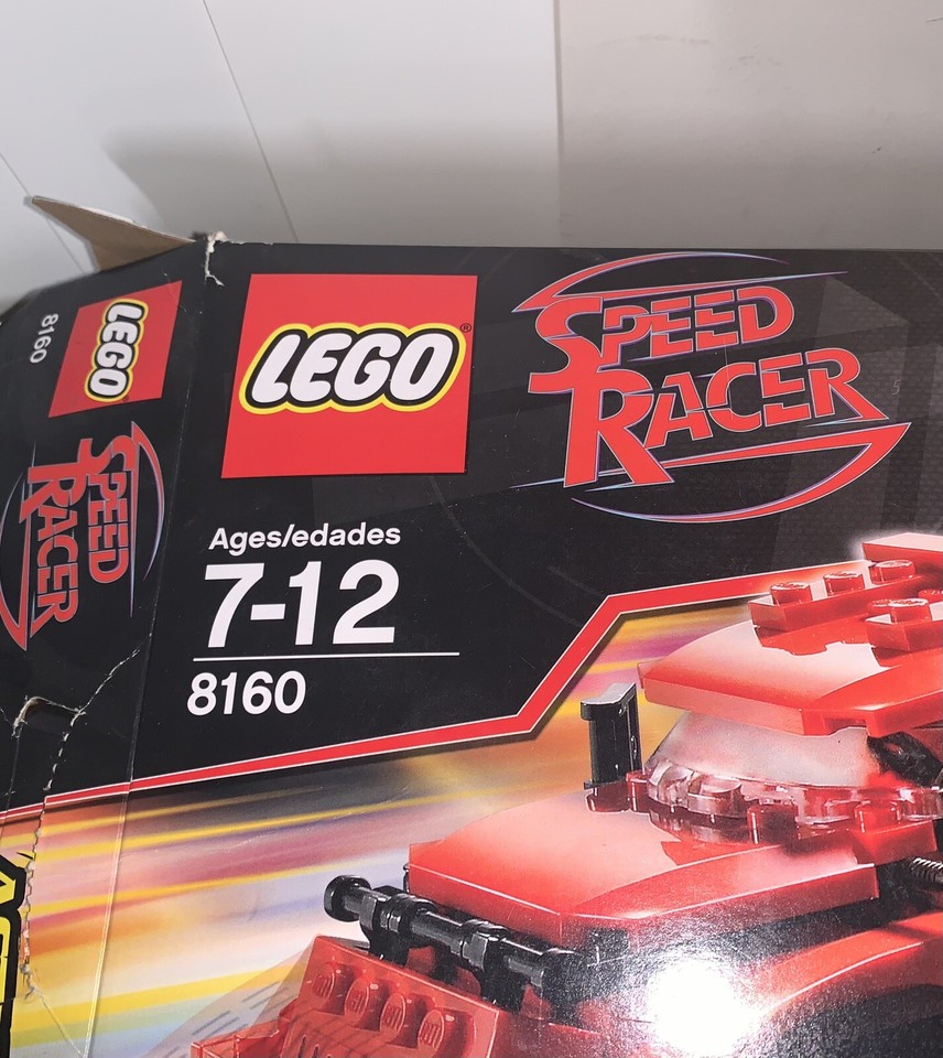 LEGO Speed Racer 8160 Cruncher Block & Racer X Box & Manual Only 2008 ...