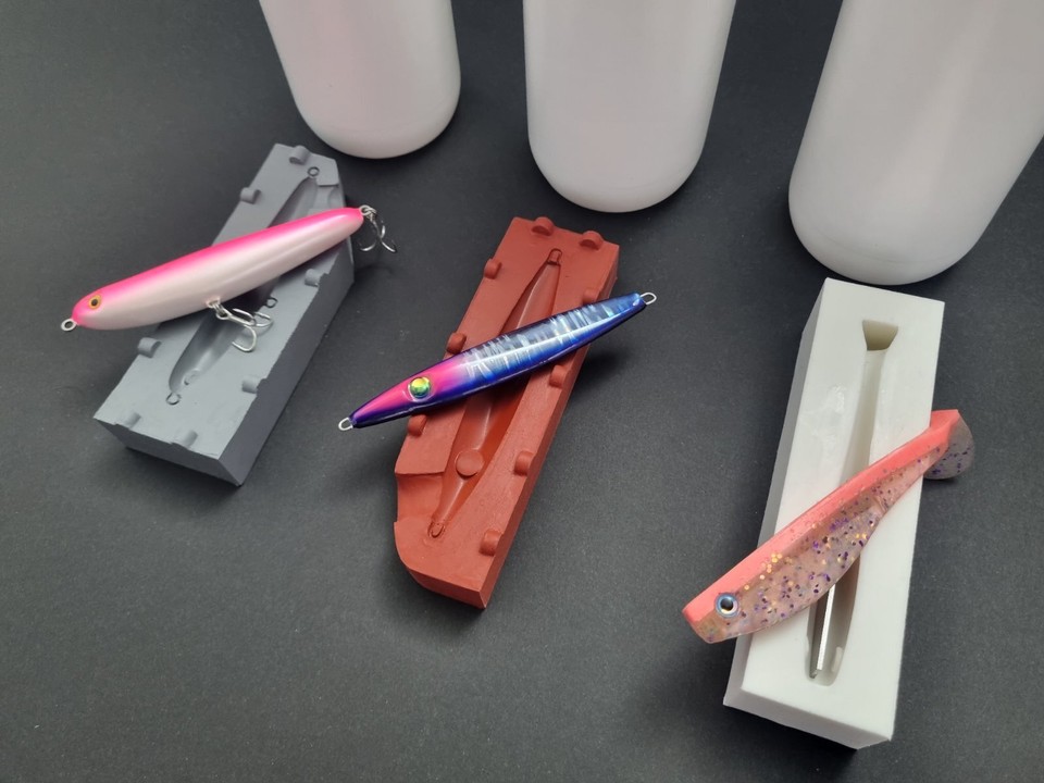 0.5 kg / 1.1 lb Pro Silcone + hardener for All types of lure molds | eBay
