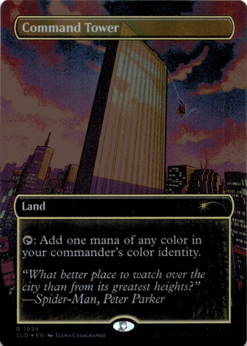 MTG Command Tower () (Rainbow Foil) Foil NM Secret Lair Drop Series ...