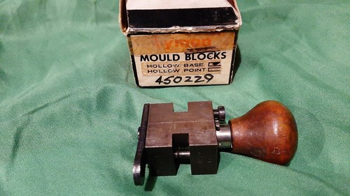 LYMAN 450429 1858 UBERTI REMINGTON SWC bullet mold also 45 Colt ACP etc ...