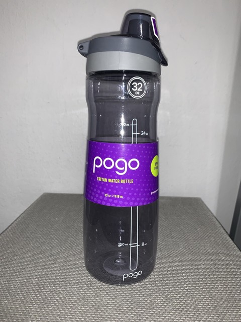 PoGo Bpa- Tritan Plastic Water Bottle With Chug Lid 32 Oz Grey for sale ...