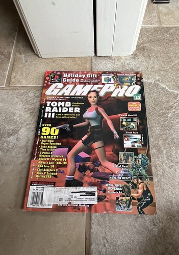 Gamepro Video Game Magazine Issue No # 123 December 1998 Tomb Raider ...