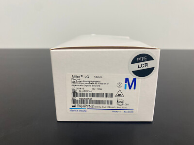 Millipore Millex- LG Filters, SLLGX13NL 0.20µm Membrane, 13mm, #15384 ...