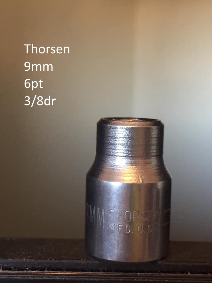 USA MADE 8MM 9MM 10MM Sockets 6pt 12pt 1/4 3/8 1/2 Drive , many Vintage ...