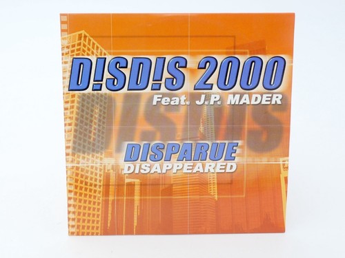 CD 2 TITRES - D!SD!S 2000 FEAT. J.P. MADER – DISPARUE - SCORPIO MUSIC ...