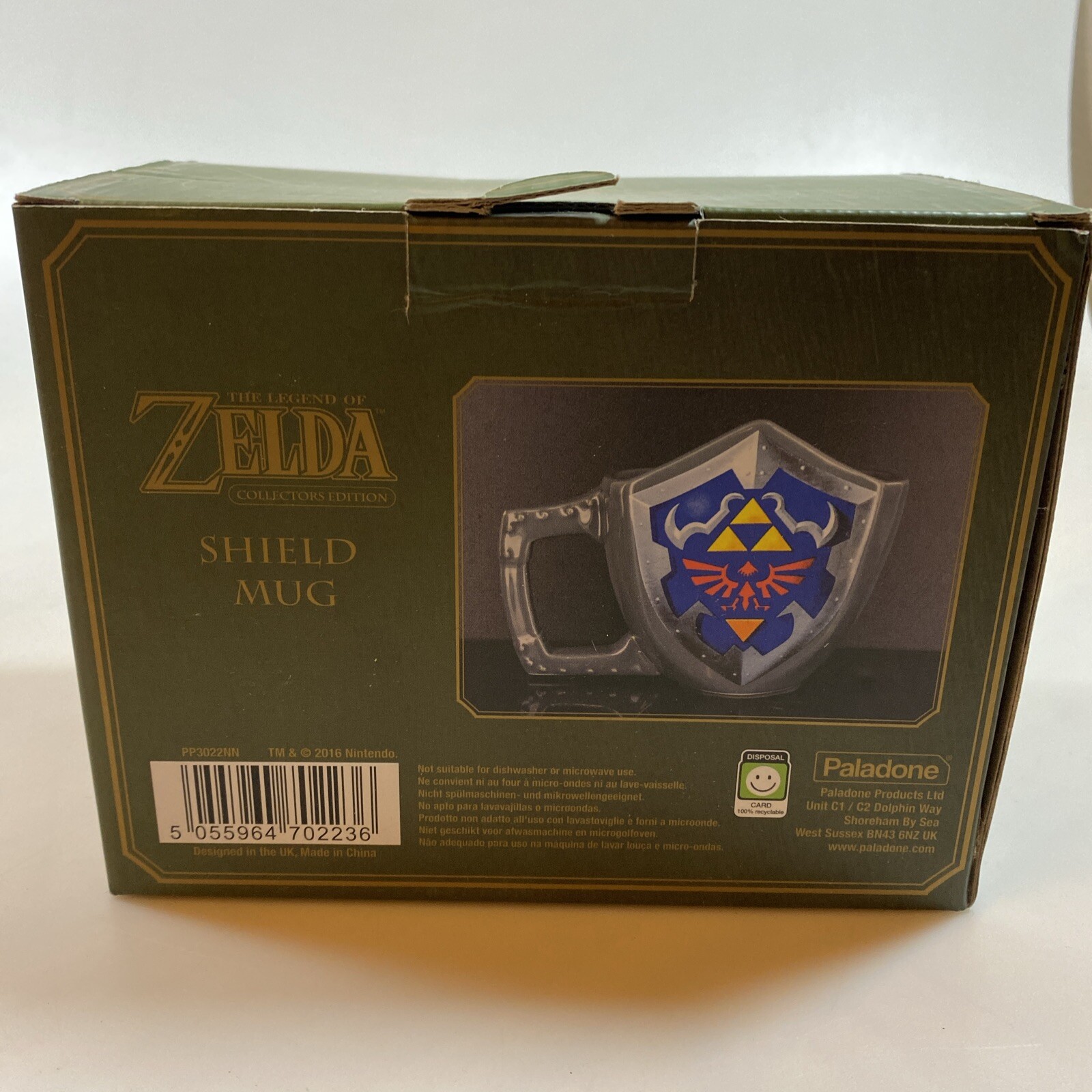 The Legend of Zelda Collectors Edition Shield Mug Cup. for sale online ...