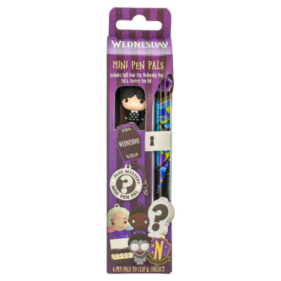 WEDNESDAY Mini Pen Pals Stationary Set 6 Pen Pals Clip & Collect Kids ...