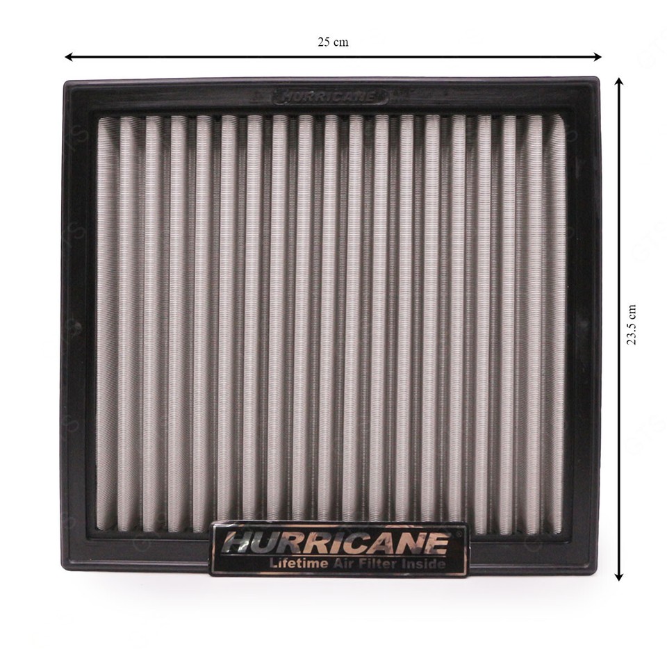 Stainless Steel Air Flow Filter Hurricane Fits Isuzu D-Max 1.9L 3.0L ...
