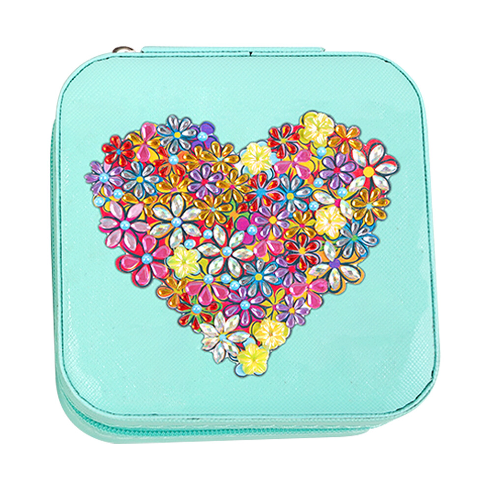 DIY 5D Rhinestone Jewelry Storage Box Special Shape Diamond Case ...