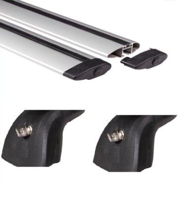 Vauxhall Corsa D Hatchback (06-14) Roof Rack Dyn Bars M102B 120cm (Pair ...