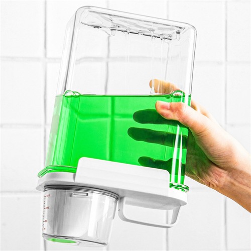 Laundry Powder Storage Box Washing With Scale Laundry Soap Container ...