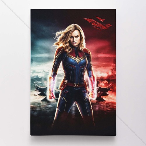 Captain Marvel Poster Canvas Avengers Movie Marvel Print #5546 | eBay ...