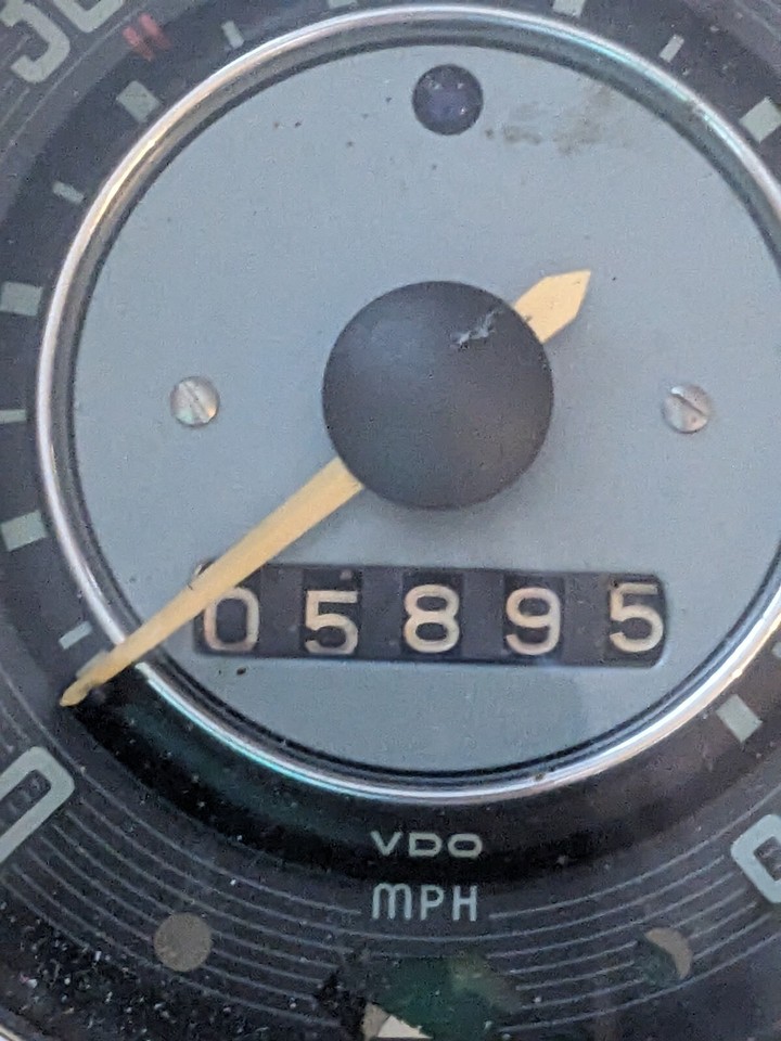 VW Regular Beetle Volkswagen Bug VDO Speedometer 90 mph OEM Chrome ...