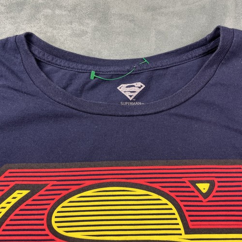 Dc Universe Superman Chest Graphic Logo Blue S/S T Shirt Size 2XL(50/52 ...